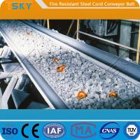 China ST/S2000 Fire Retardant 6.0mm Steel Cord Conveyor Belt for sale
