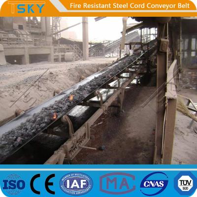 China 4.5mm Steel Cord ST/S1250 Fire Retardant Conveyor Belt for sale