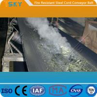 China ST/S800 Steel Cord 800mm Fire Resistant Conveyor Belt for sale
