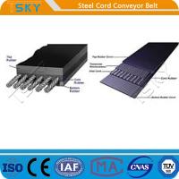 China SGS ST1800 1800N/mm 5.6mm Steel Cord Conveyor Belt for sale