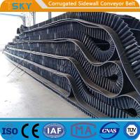 China B650 Corrugated Sidewall Rubber Conveyor Belt for sale