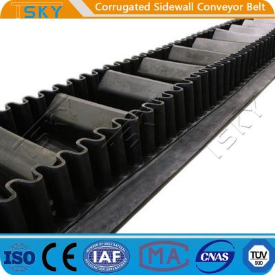 China B1000 Corrugated Sidewall Rubber Conveyor Belt for sale