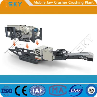 China TS1142E710 80tph Mobile Jaw Crusher Plant for sale