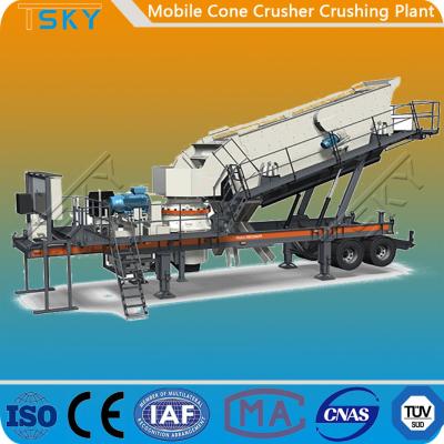 China TS3S1848C100 Mobile 65tph Stone Crusher Machine for sale