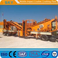 China 210KW Mobile Impact Crushing Plant for sale