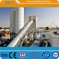 China Dust Collecting HZS240 Concrete Batching Mixing Plant for sale