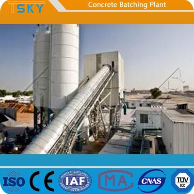 China Dust Collecting HZS240 Concrete Batching Mixing Plant for sale