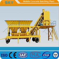 China Accurate Weighing HZS35 Mobile Concrete Batching Plant for sale