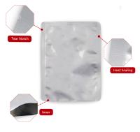 China Custom Printed Vacuum Seal Frozen 3 Side SealSmell Proof Laminated Aluminum Foil Retort Pouch Plastic Packing Food Packaging Bag for sale