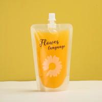 China Custom Printed Jelly Juice Liquor Water Drink Standing Mini Die Cut Liquid Refill Package Plastic Bag Stand up Pouch Spout Pouch for sale