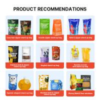 China Custom Printed Jelly Juice Liquor Water Drink Standing Mini Die Cut Liquid Refill Package Plastic Bag Stand up Pouch Spout Pouch for sale
