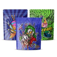 China Manufacturers Brand Logo Popcorn Gummy 3.5 7 g Storage PE Sealed Waterproof Mylar Pouch for sale