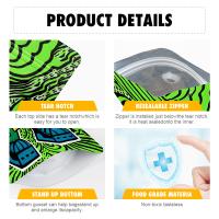 China Custom Wholesale Logo Popcorn Candy Laminating Edible Clear 3.5g Sealed Mylar Plastic Pouches Bags for sale