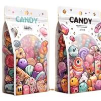 China Popular Newest Product Custom Printed Pouch Packaging Chocolates Sweets Factory Direct Smell Proof Mylar Food Bags for sale