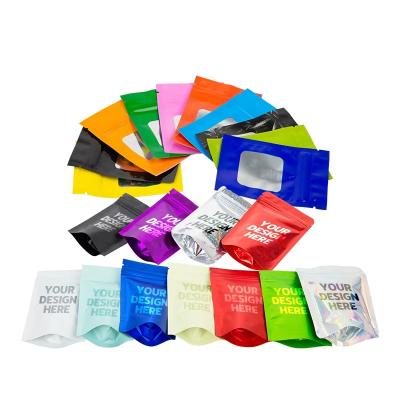 China OEM Own Logo Plastic Food Edible Stand up Pouch Custom Printed 3.5g With Zipper Mylar Bags for sale
