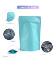 China Custom Printed Gummy Cookie Biscuit Matte Plastic Packaging Small Small Ziplock Edible Candy Smell Proof 3.5g Mylar Bag for sale