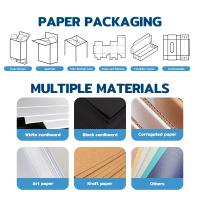 China Hot Sell Custom Printed 3.5 Mylar Bags Paper Display Boxes Holographic Paper Packaging Box for sale