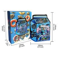 China Manufacturer Direct Sale Wholesale Custom Mylar Bags Resealable Holographic Custom Die Cut Mylar Bag With Box for sale