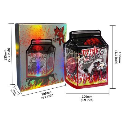China BSCI Factory Customizable Top Quality Edible Shape Smell Proof Sealable Die Cut Custom Mylar Bags for sale