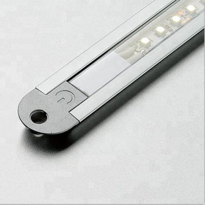 China Color Rendering Index Ra 80 Light Gray Aluminum LED Recessed Strip Light with Touch Switch for sale