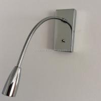 China Hotel Room Essential Flexible Gooseneck LED Wall Reading Lamp with LED Light Source for sale