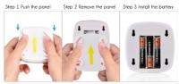 China Metal ABS Battery Operated LED Motion Sensor Night Light for Customizable Settings for sale