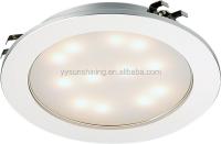 China High luminous efficiency LED recessed cabinet light for furniture 58MM opening diameter for sale