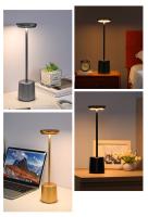China Convenient Rechargeable Metal Table Lamp for Restaurants and Bedrooms in Nordic Style for sale
