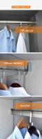 China 150lm LED Closet Lighting for 12V dc Motion Sensor Customized Length Clothes Hanger for sale