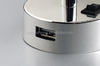 China 3W LED RV Interior Reading Light with USB Charging Sockets and Wall Bracket Mounting for sale