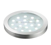 China 12V DC Aluminum Round LED Display Light for Furniture Cabinet No Switch Technology for sale