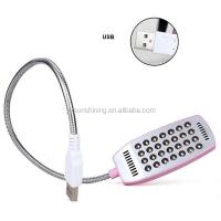 China Iron LED Laptop Mini Flexible USB Lamp Light for Adjustable Gooseneck in Reading Room for sale