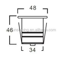 China 3000K-6500K Color Temperature Stainless Steel LED Buried Light for Landscape Lighting for sale