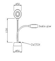 China Up And Down 12V LED Wall Lamp Aluminum Adjustable Decoration Wall Mounted Reading Light for sale
