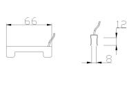 China Modern Design Style LED Glass Display Showcase Light with Iron Clip Glass Shelf Light for sale