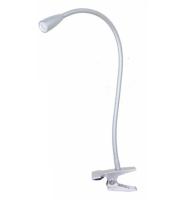 China 4v DC Voltage Flexible Gooseneck Clip-on Table Desk Reading Light with Switch Control for sale
