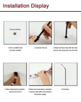 China 300lm Modern Jewelry Cabinet Display Lamp 3w Black LED Mini Spot Lamp with Knob Switch for sale
