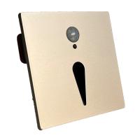 China Easy Mount Stairwell Lighting Luxury Indoor SS Panel Magnetic Mounted PIR Motion Sensor for sale