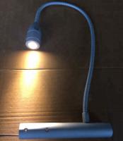 China 12v 1w Flexible Arm LED Bedside Reading Lights with Touch On Off Switch in Darkness for sale
