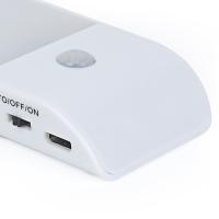 China Cabinet Closet LED Night Light with PIR USB Charging Port and Mini Ultra-thin Design for sale