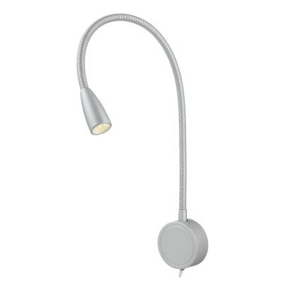 China Wall Mount LED Gooseneck Reading Lamp for Bed 1W Built-in Driver Custom Logo Sample for sale