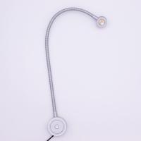 China Aluminum Body Material RV Caravan USB 12V LED Reading Gooseneck Flexible Spot Light Lamp for sale
