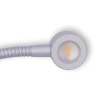 China Aluminum Body Material RV Caravan USB 12V LED Reading Gooseneck Flexible Spot Light Lamp for sale