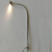 China Flexible Gooseneck Arm Bedside LED Bed Headboard Wall Reading Lamp Light for Modern Hotel for sale