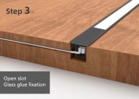 China 400lm DC12V Recessed LED Aluminum Profile Strip Light for Closet Furniture in Kitchen for sale