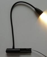 China Wall Mounted LED Bedside Reading Lamp 3W for Children Room Flexible Gooseneck Arm for sale