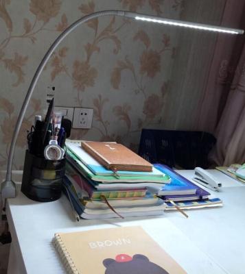 China NO Free Sample Electric Flexible Arm Clamp LED Reading Lamp with USB Charging Socket for sale