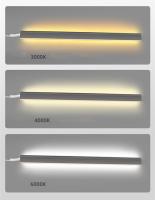 China Lighting and Circuitry Design Aluminum Shelf Double Luminescence Glowing Showcase for sale