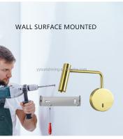 China 350 Degree Head Rotation LED Bedside Wall Lamp for Hotel Bedroom in Classic Style for sale