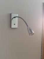 China Hotel Bedside Wall Mounted Reading Lamp with Gooseneck and 20000 Working Hours for sale